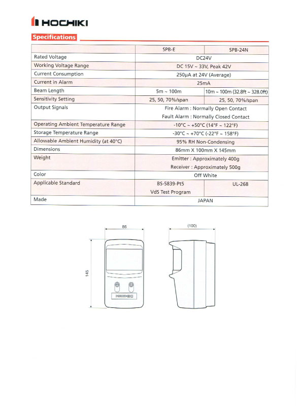 Fire Alarm Hochiki - BAP Group